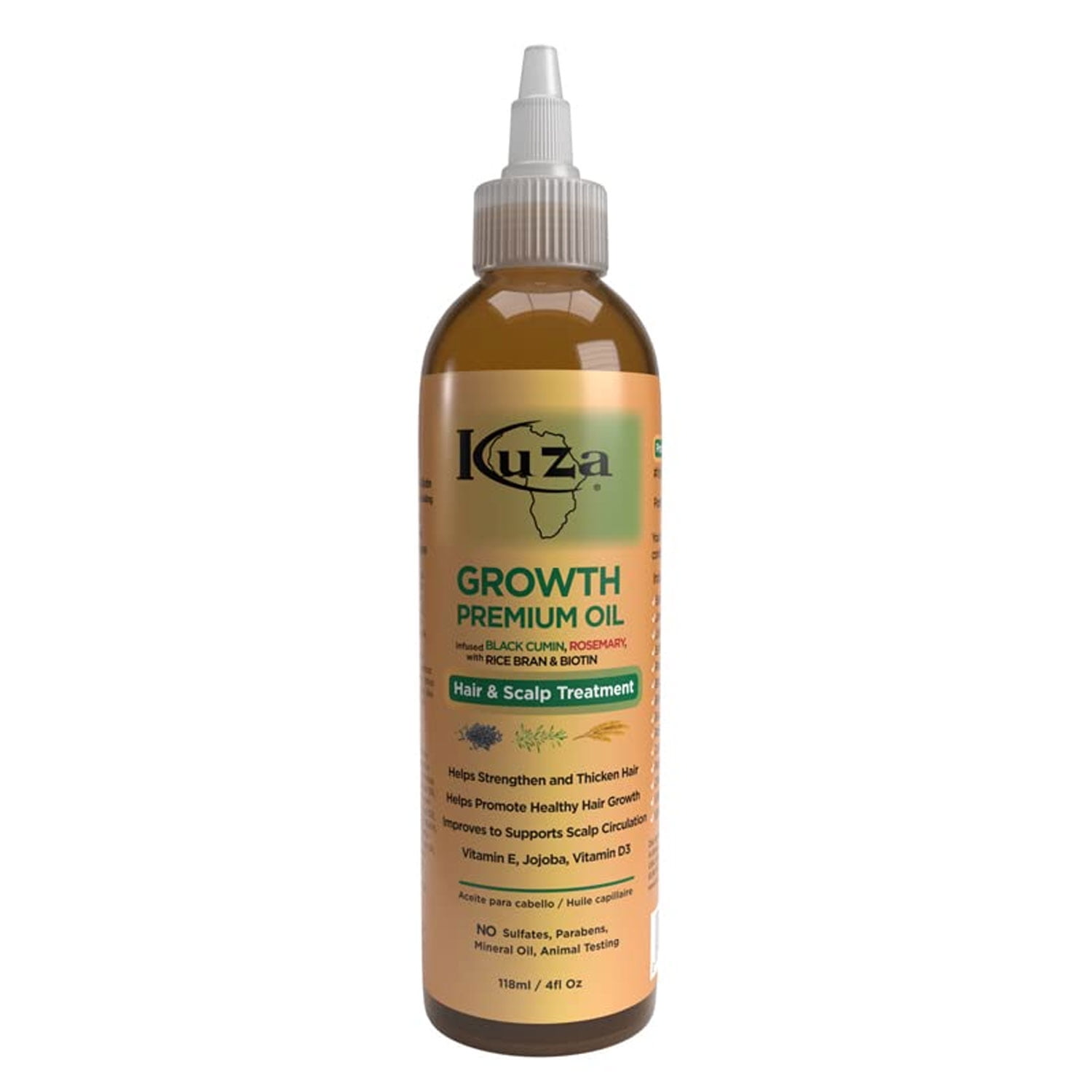 Kuza Growth Premium Oil, 4 Oz.,Pack of 3 - Walmart.com