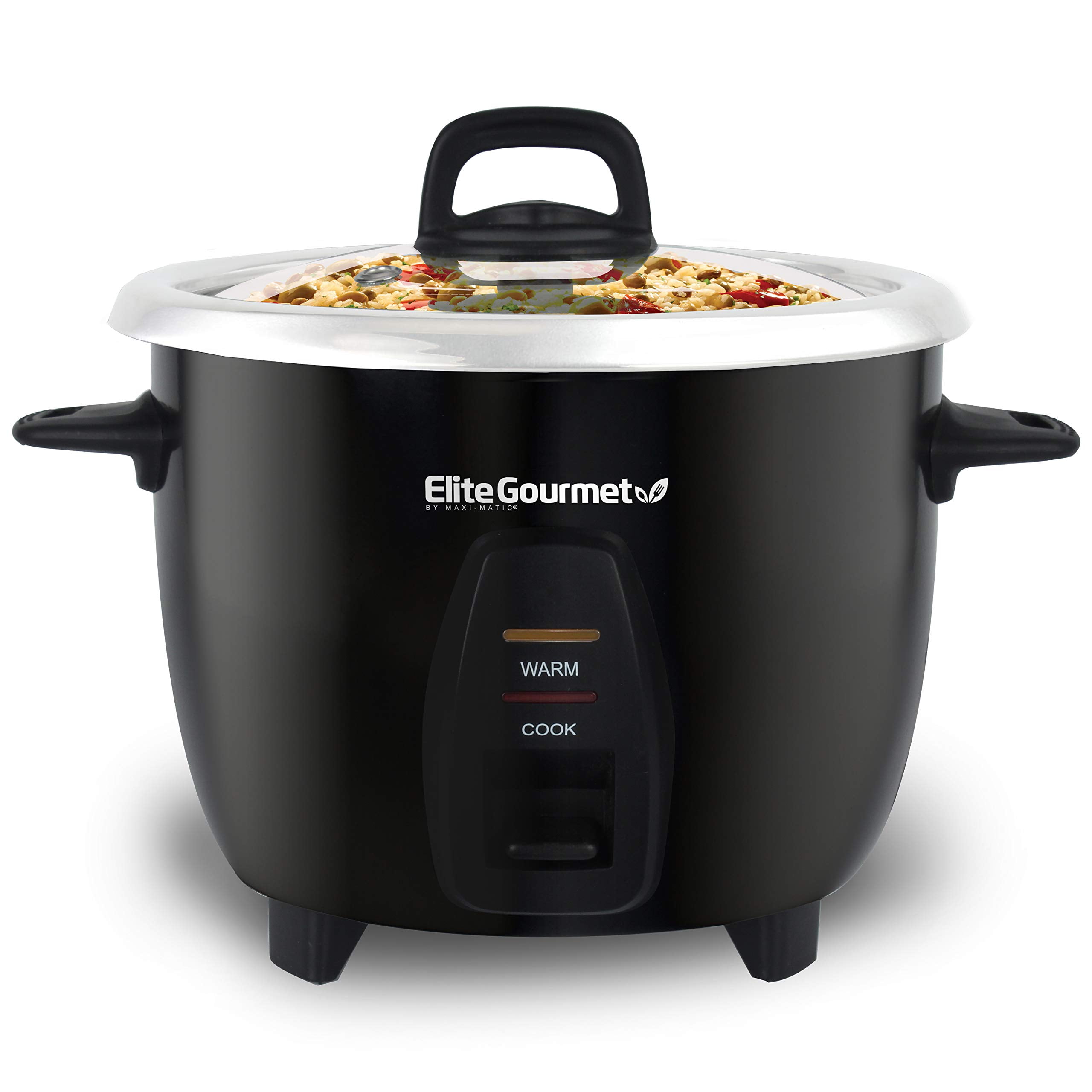 Open Box Elite Gourmet ERC2010B Electric Rice Cooker Stainless Steel ...