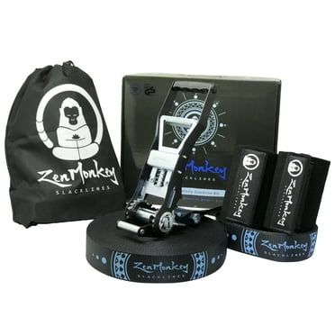 Flybold Slackline Kit for Kids & Adults - 57 Feet with Training Line ...