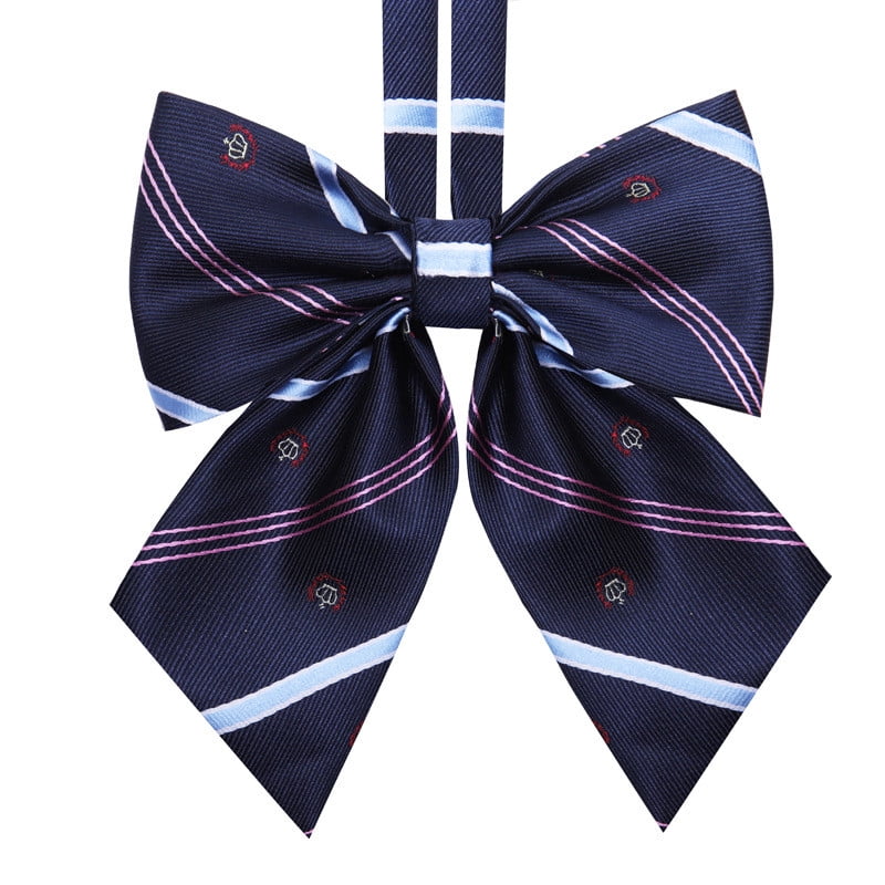ICHUANYI School Ribbon Girls' Uniform Ribbon School Uniform Navy Blue ...