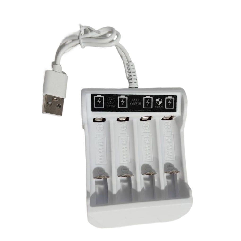 bedienty Plastic AAA/AA Battery Charger Indicator Light Universal Short ...
