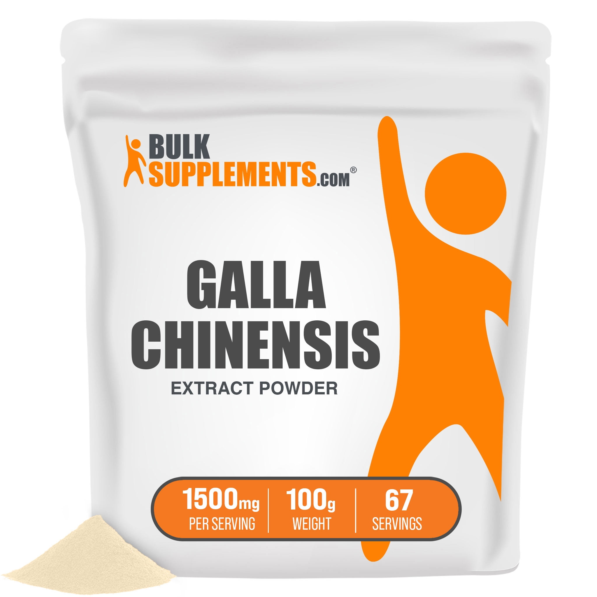 BulkSupplements.com Galla Chinensis Extract Powder, 1500mg - Hair ...