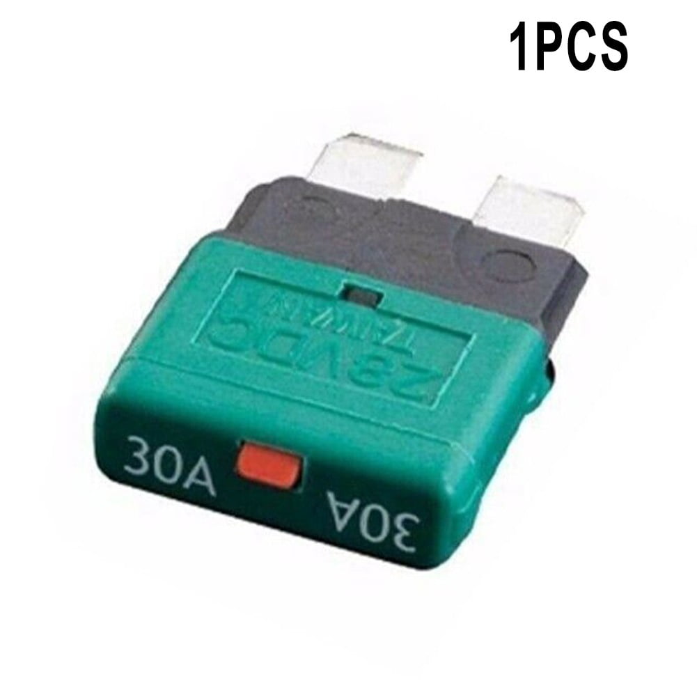 1PCS Circuit Breaker Blade Fuse 12V 24V Resettable 5-30A Marine ...