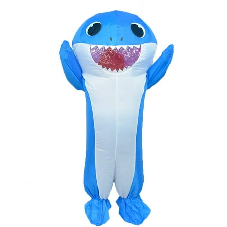 Inflatable Shark Costume Adult Halloween Costume Full Body Shark Air ...