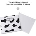 6 Packs Large Storage Bins Cubes Foldable Cow Print Boxes Fabric Cotton ...