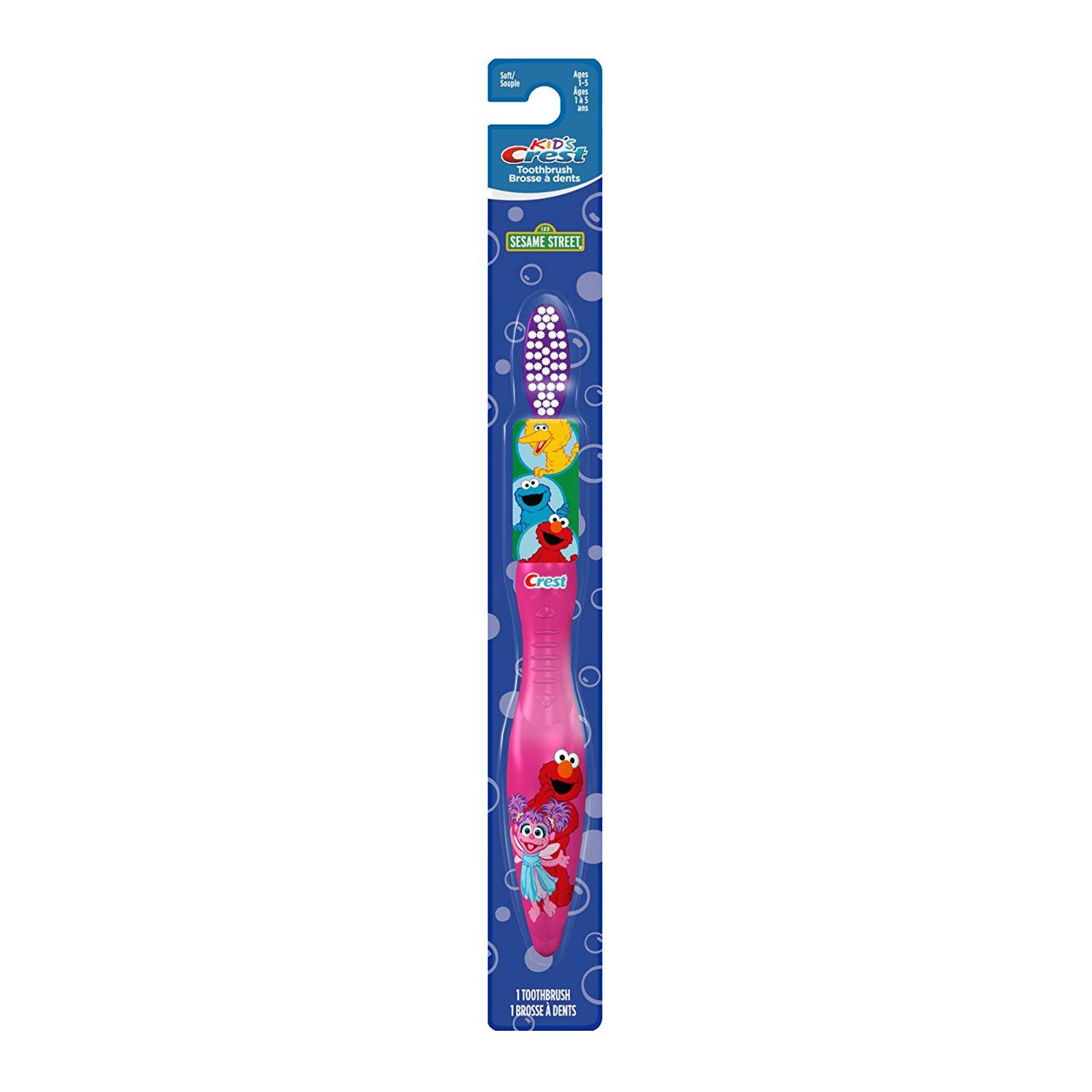 Crest Toothbrush Kid's Soft Sesame Street, Help Your Little Ones Brush ...