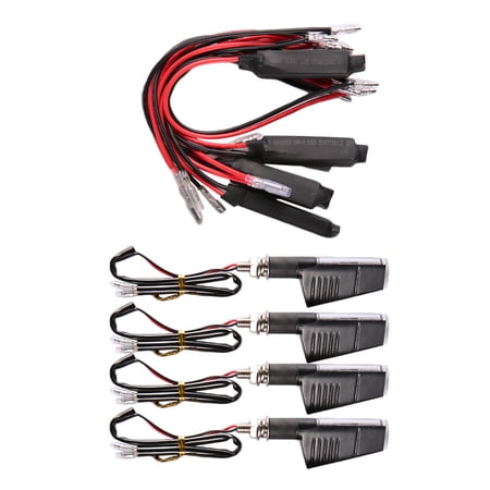 Joyoung Motorcycle Steering Lamp 9 LED Strip/1LED Blade Modified ...
