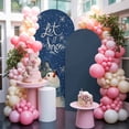 5FT Arch Backdrop Covers, Blue Snowman Christmas Wedding Arch Cover ...