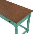 The Pioneer Woman Writing Desk Made With Solid Wood Frame, Teal ...