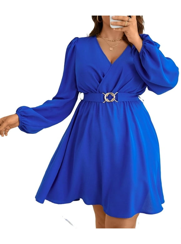 Royal Blue Plus Size Dresses