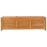 Teak Wood Manhattan Pool and Deck Storage Box - Walmart.com
