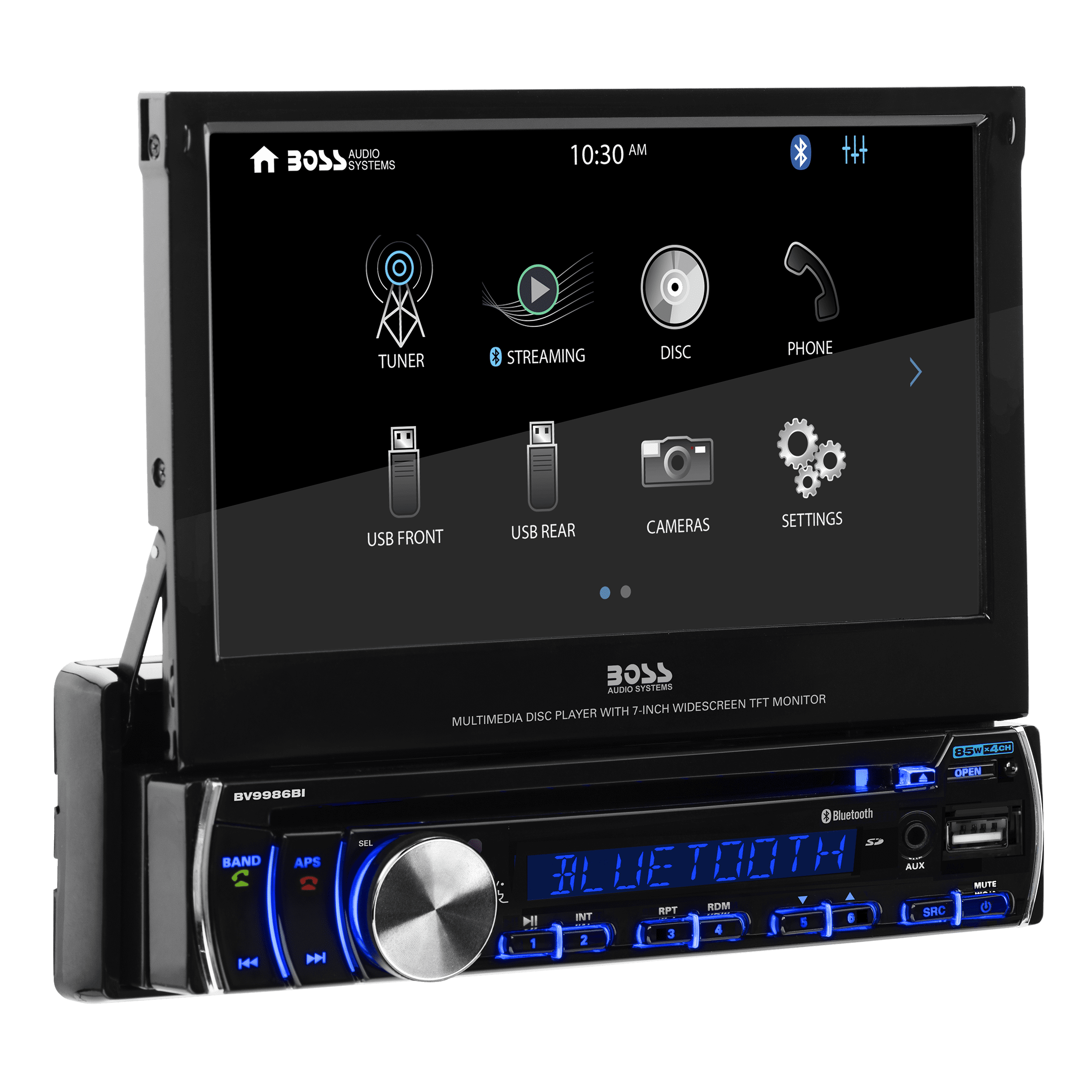 BOSS Audio Systems BV9986BI Car DVD Player, Bluetooth, 7” Touchscreen ...