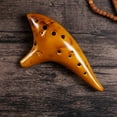Gerich 12-Hole Ceramic Ocarina Instrument with Song Book And Carry Bag ...