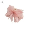 Double-Sided Mesh Bow Tie Grab Clip Back Hair Headwear for Elegant Look ...