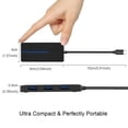 KOOTION USB C Hub with 4 USB 3.0 Ports High Speed Splitter Expansion ...