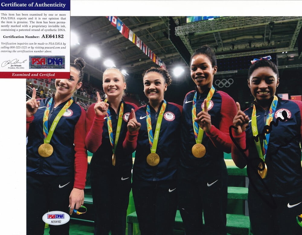 Simone Biles Olympics Signed Autograph 8x10 Photo PSA/DNA COA C ...