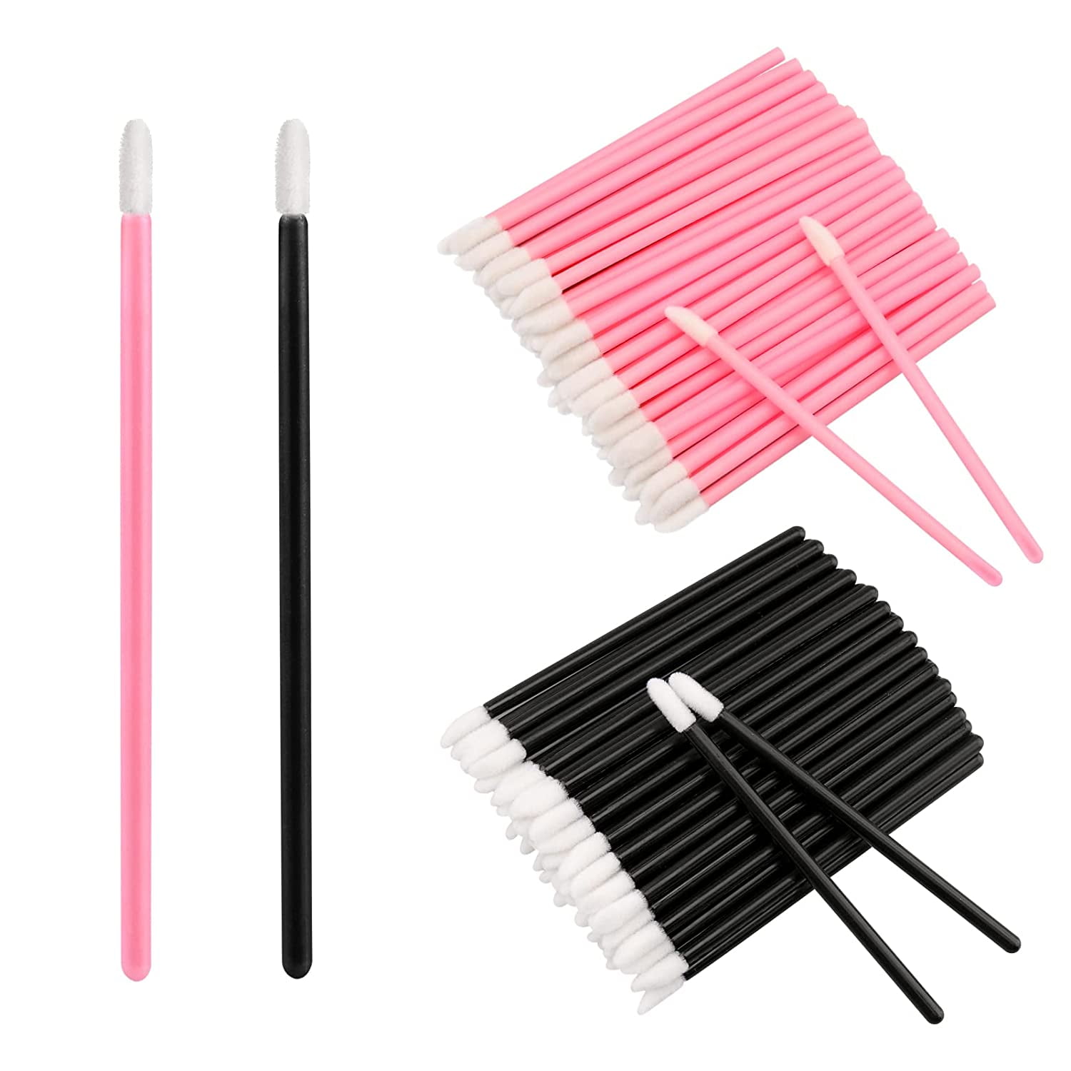 "200PCS Lip Gloss Applicators, Disposable Lip Brushes, Lipstick Gloss ...