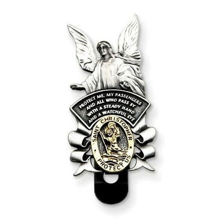 Guardian Angel Sun-visor Clip with Poem and Pewter, Best Holiday Gift ...