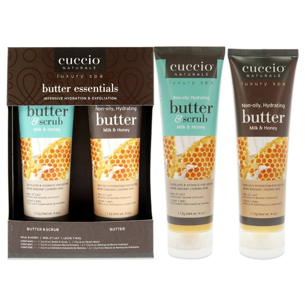 Luxury Spa Butter Essentials Kit - Milk and Honey by Cuccio Naturale ...