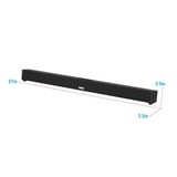 OKKO ClearWave TV Soundbar, 37in 60W Bluetooth Mountable Stereo Sound ...