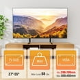 Universal Table Top TV Stand for Most 27 to 55 inch LCD LED Plasma Flat ...