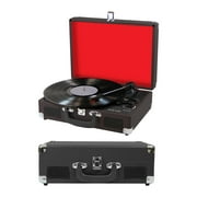 Victrola Bluetooth Portable Suitcase Record Player with 3-speed ...