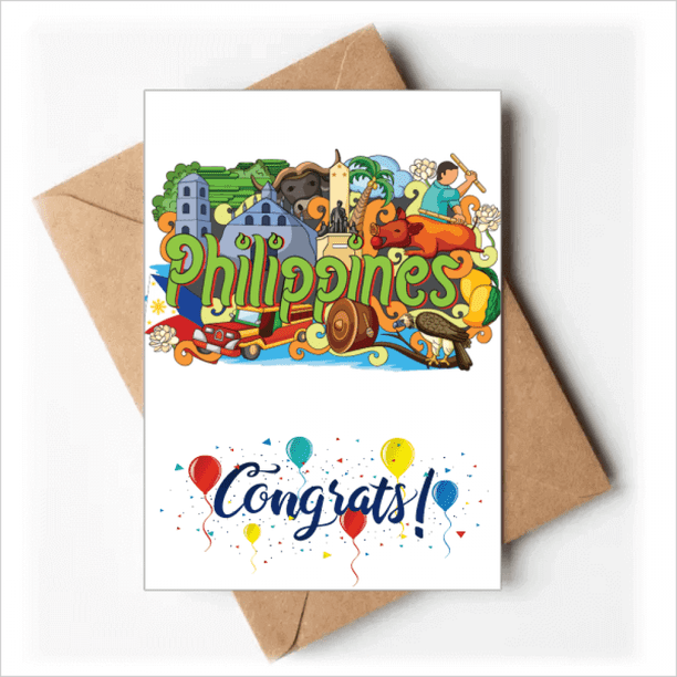 Caguen Philippine Graffiti Wedding Cards Congratulations Greeting ...