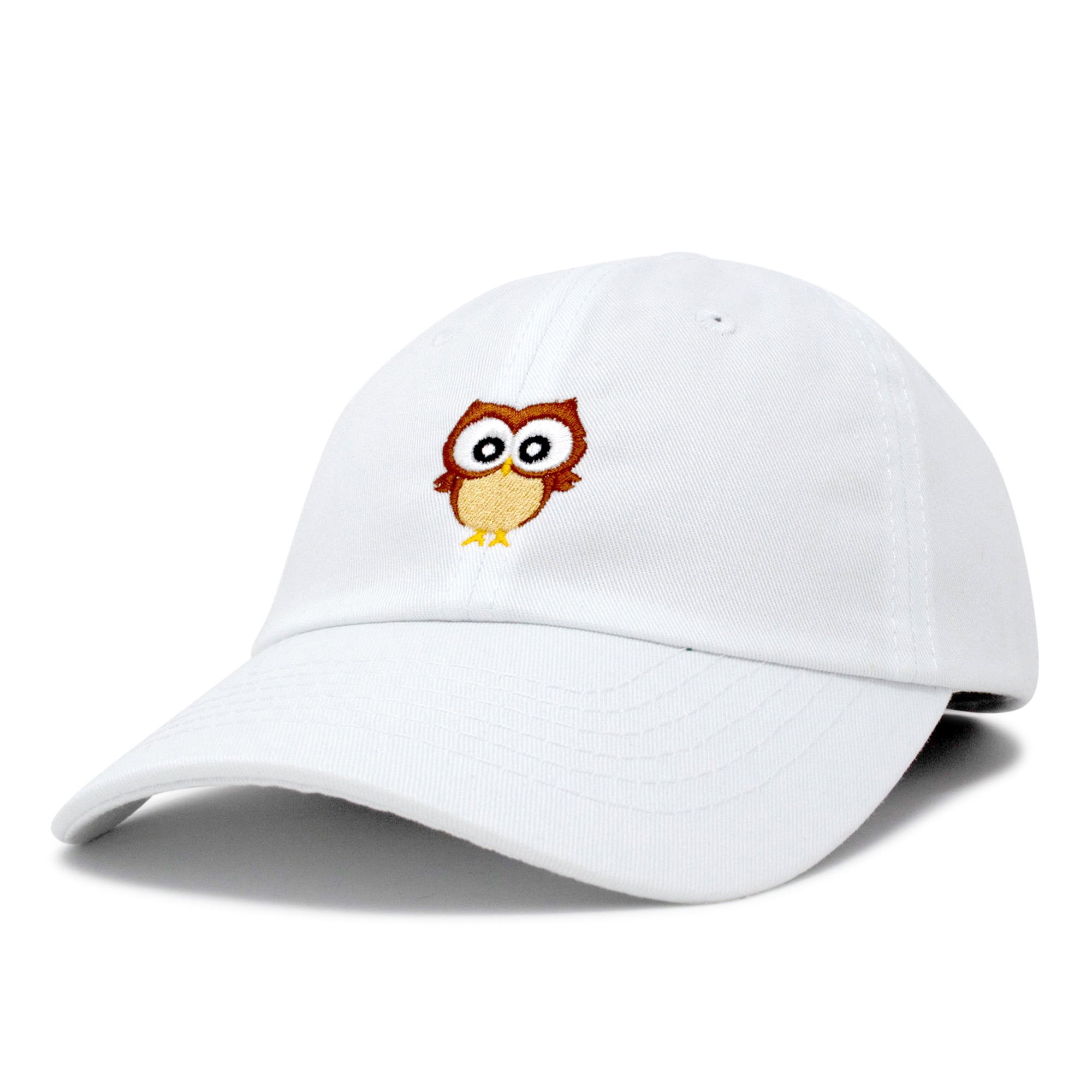 DALIX Cute Owl Hat Cotton Baseball Cap in White - Walmart.com