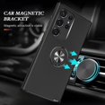 Case for S24 Builtin Holder Case Matte Finish Back Cover Reinforced ...