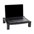 Mind Reader Adjustable Plastic Monitor and Laptop Stand, Black ...