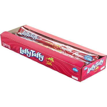 Laffy Taffy Rope Cherry Candy, 0.81 oz (24 Count) - Walmart.com