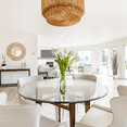 Dulles Glass Tempered Glass Table Top, 45" Round, 1/4" Thick, Clear ...