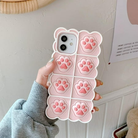 Pop it Phone Case - Fidget Toy Pop Phone Case for iPhone 12 11 Pro Max ...