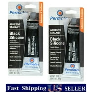 Permatex 80855 Clear RTV Silicone Adhesive Sealant, 11 oz. - Walmart.com