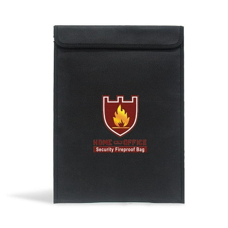 Fireproof Document Bag Large Fire and sealed Water Resistant Money Bag ...