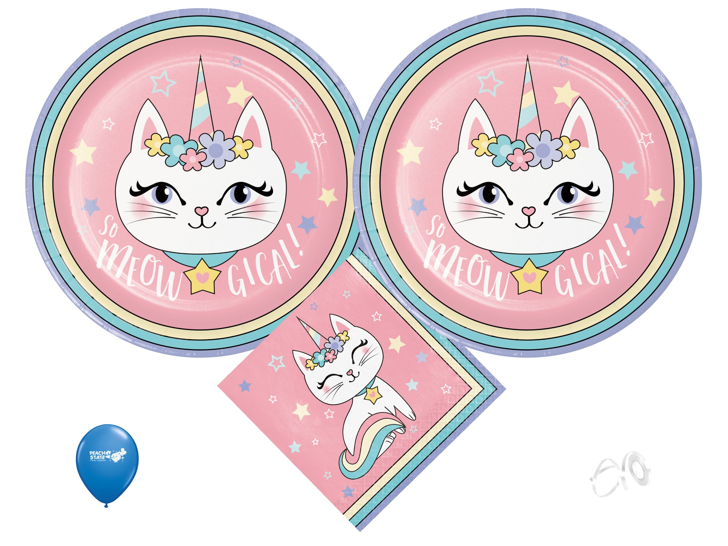 Kitty Cat Sassy Caticorn Birthday Party Supplies | Kitty Cat Sassy ...