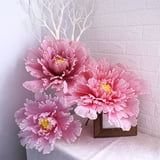 Large simulated peony flower wedding fake flower display props linen ...