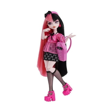 Monster High Draculaura Sleepover Party Fashion Doll with Pet and ...