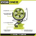 ONE+ 18V Cordless 4 in. Clamp Fan (Tool Only) - Walmart.com