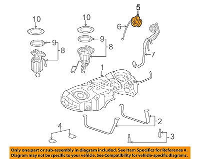 CHRYSLER OEM Fuel Tank Filler-Gas Cap 52030389AB - Walmart.com