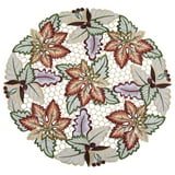 Linens Art And Things Thanksgiving, Autumn, 23-Inch Round Fall Maple ...