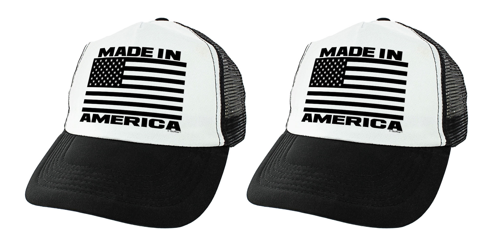 ThisWear Political Gifts Made in America Hat US Trucker Hat Black ...
