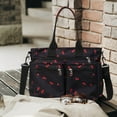 Black Cherry Tote, Large Capacity Casual Handbag and Crossbody Pouch ...