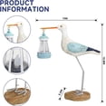 Solar Seagull Statues for Garden and Decor,Funny Garden Decor Beach ...