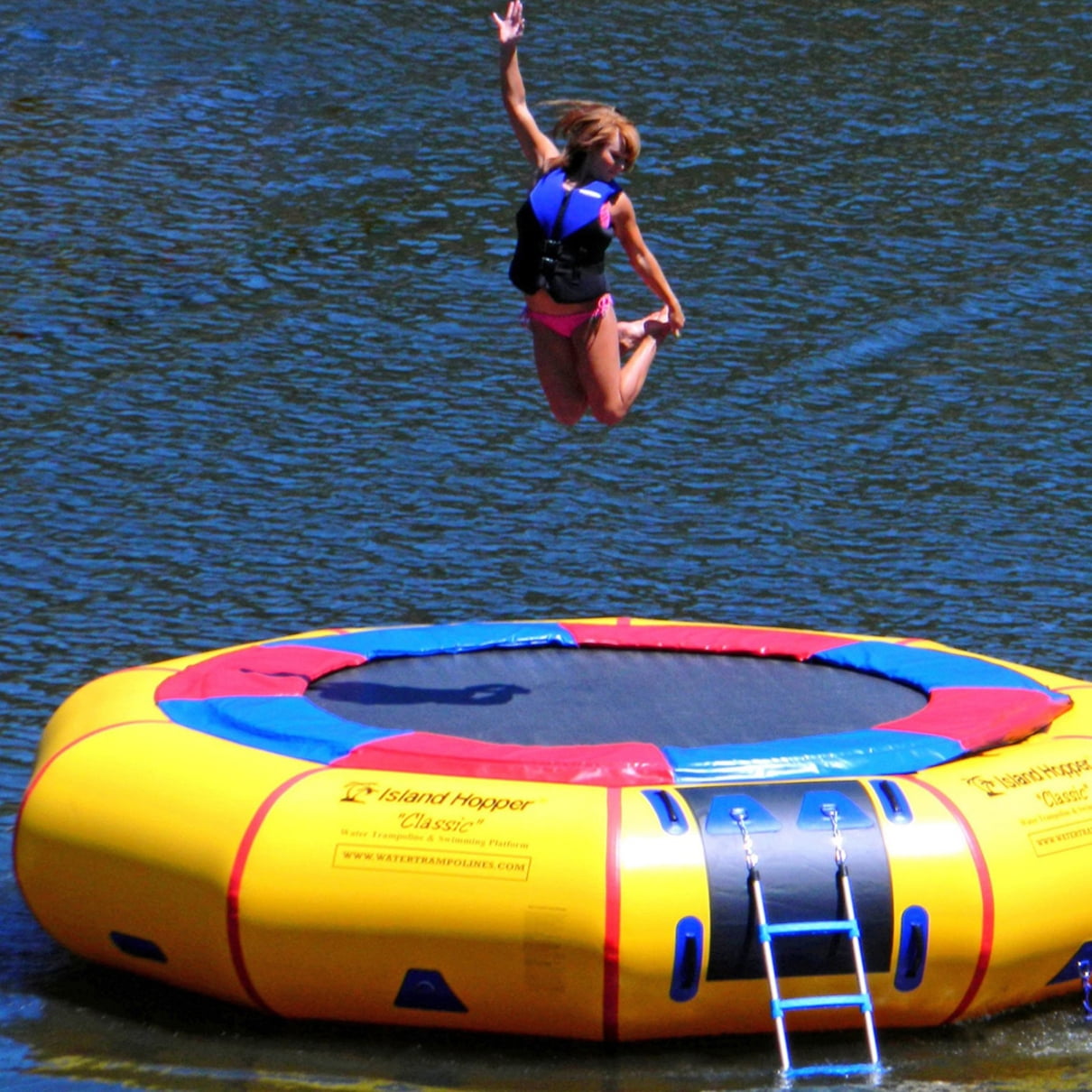 Island Hopper Classic Water Trampoline - Walmart.com