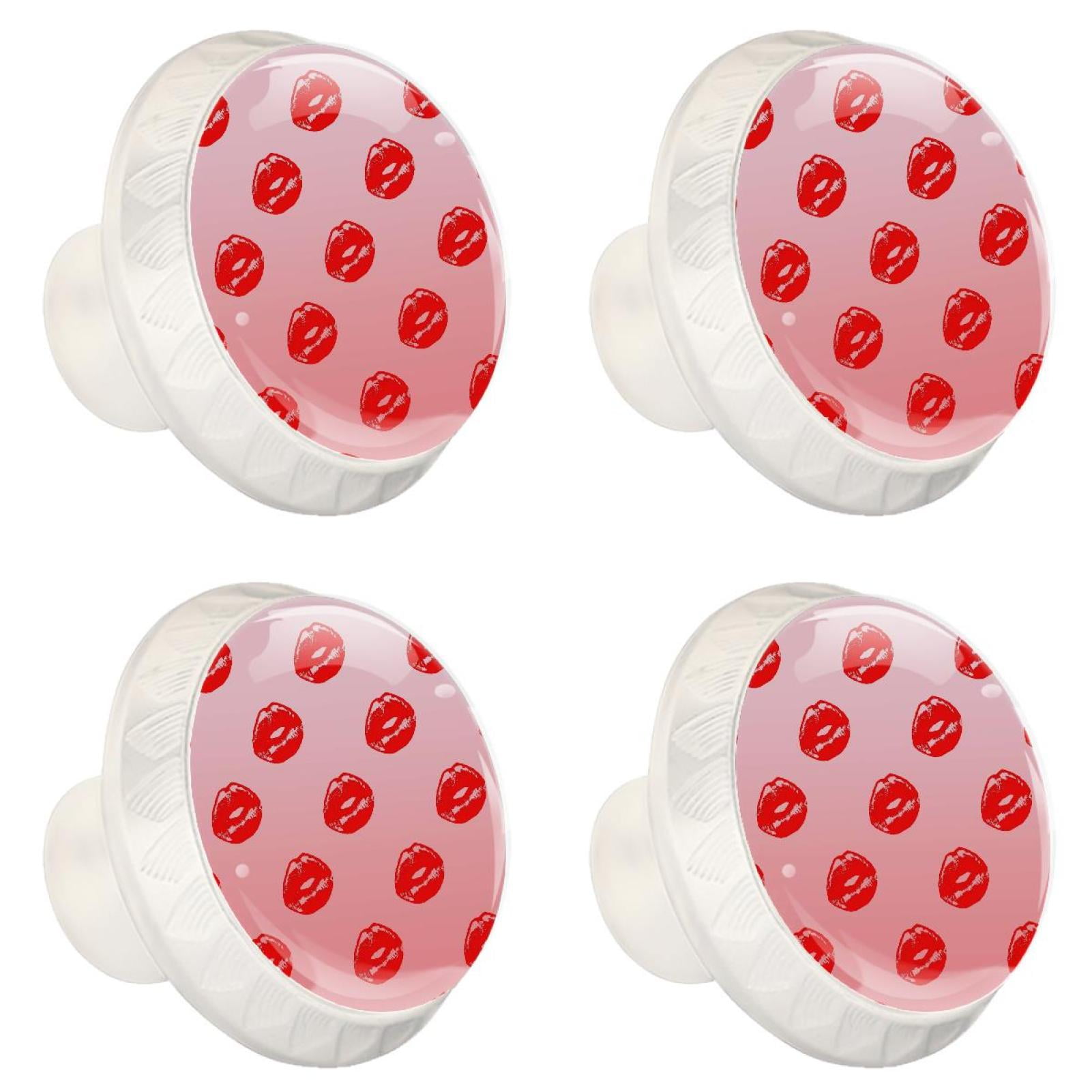 4 Pcs Love Lips Knobs for Kitchen Cabinet Cupboard Dresser Bookcase ...