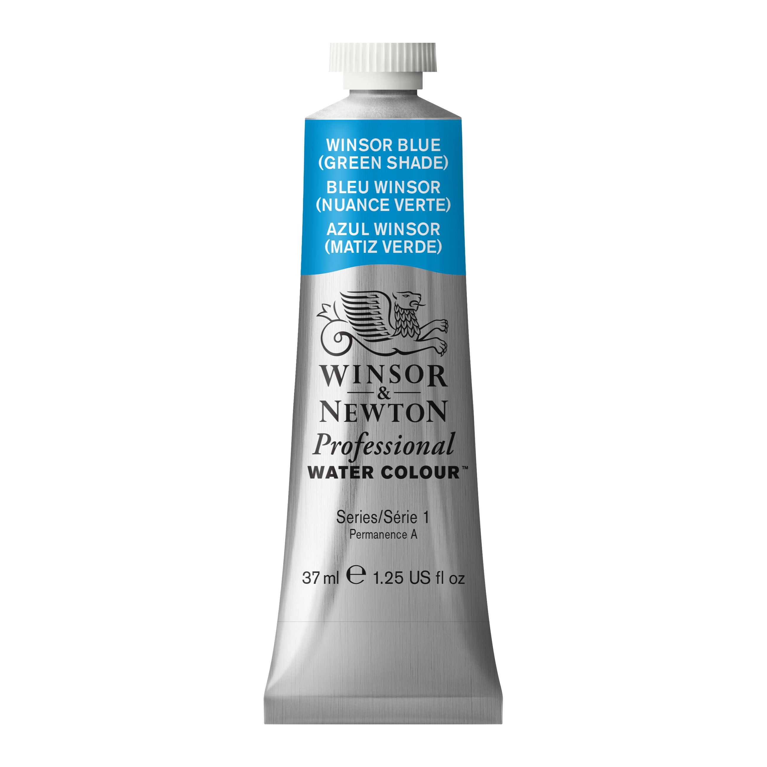 Winsor & Newton Professional Watercolor, 37ml, Winsor Blue Green Shade ...