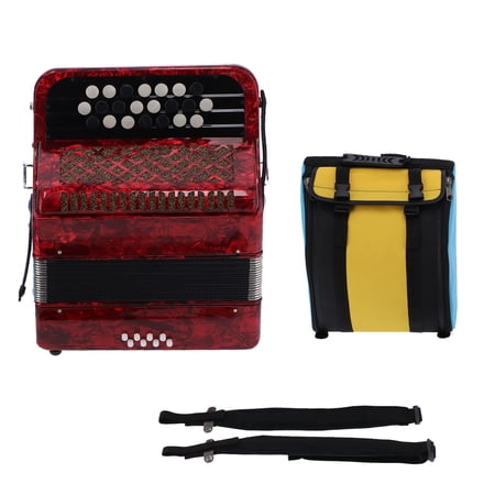 Accordian, Stainless Steel Hand Polished Engineering ABS 22 Key 8 Bass ...
