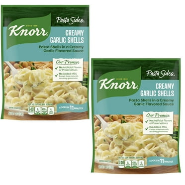 Pack of 2 Knorr No Artificial Flavors Garlic and Olive Oil Pasta Sides ...