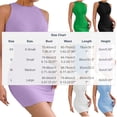 BRGZLK Tank Dresses For Women Casual Summer Bodycon Solid Color Crew ...